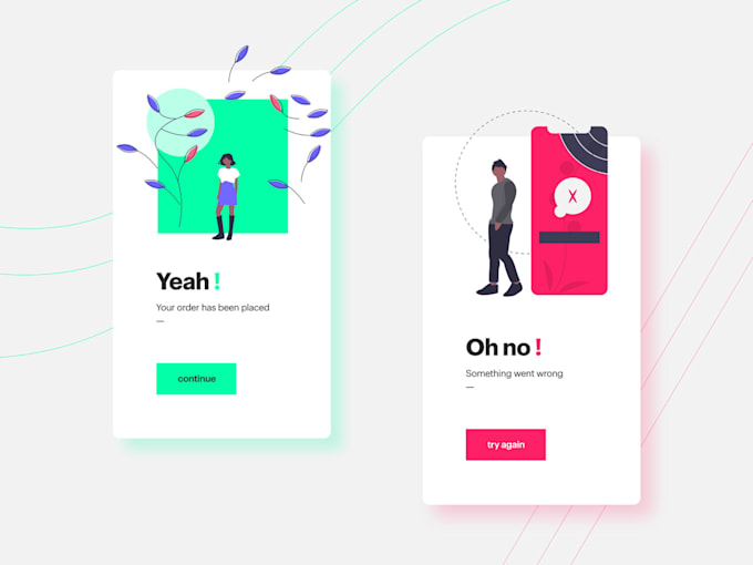 Some nice ui design by Sebastianvitis | Fiverr