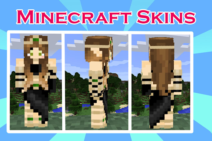 Design you a custom quality minecraft skin by Zeldagaby | Fiverr