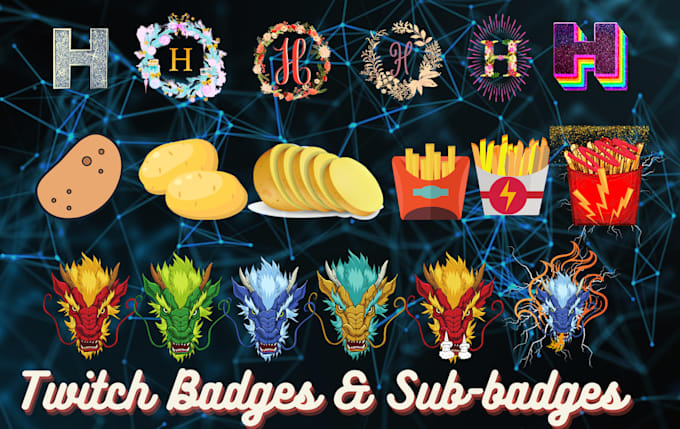 Make your custom twitch badges and sub badges all sizes by ...