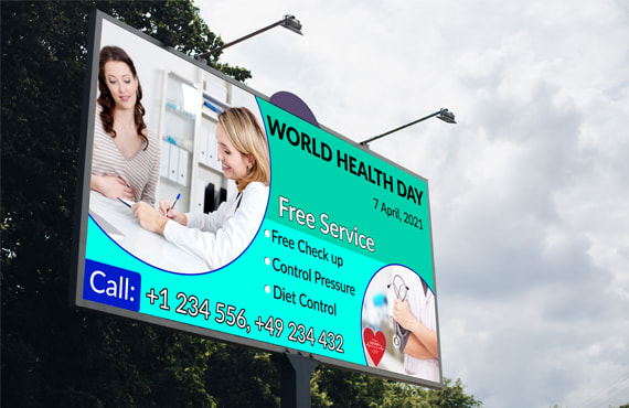 Design printable billboard, signage, sing board, billboard ads by ...