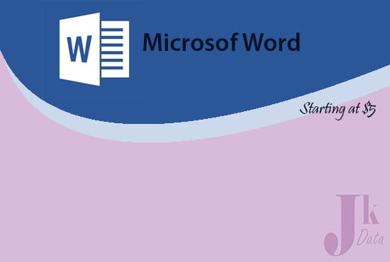 Design,create, format, edit,convert microsoft word documents by Jk_data ... Design,create, format, edit,convert microsoft word documents by Jk_data ...