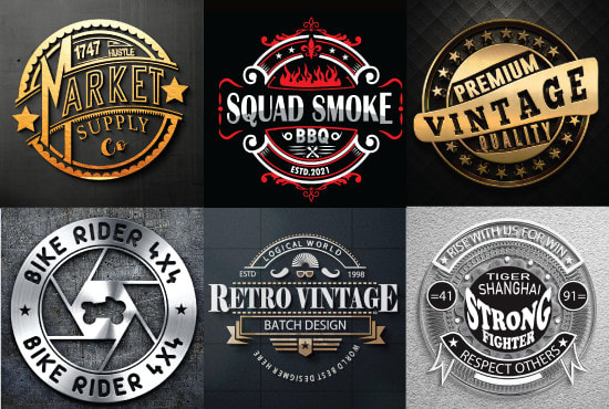 Design round badge, patch, sticker, stamp by Abeehagraphics | Fiverr