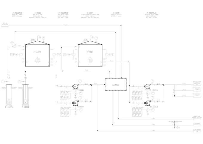 Draft process pids and mechanical drawings by Shafqatrana | Fiverr