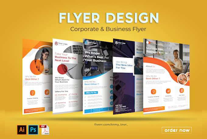 Design marketing flyer and social banners by Tnmy_tnvr_ | Fiverr
