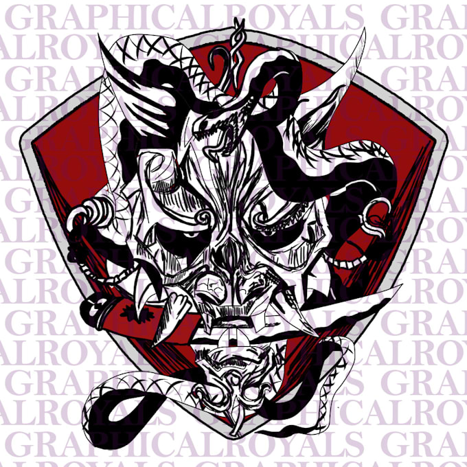 Give you yokai logo design by Graphicalroyals | Fiverr