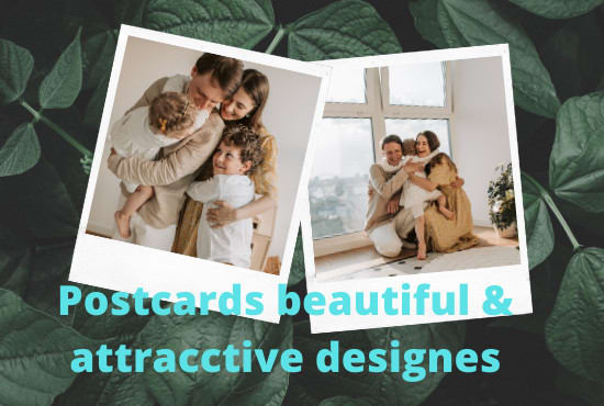 Design unique and beautiful postcards for you by Noormalik1 | Fiverr
