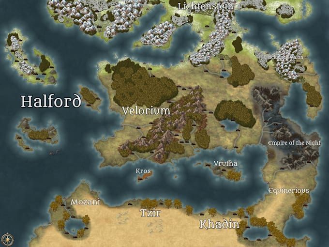 Make custom fantasy maps for your games by Specter061 | Fiverr