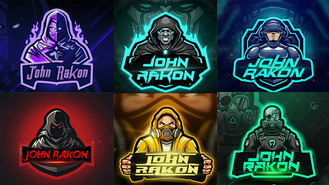 Design professional moscot or cartoon gaming logo by Johnrakon | Fiverr