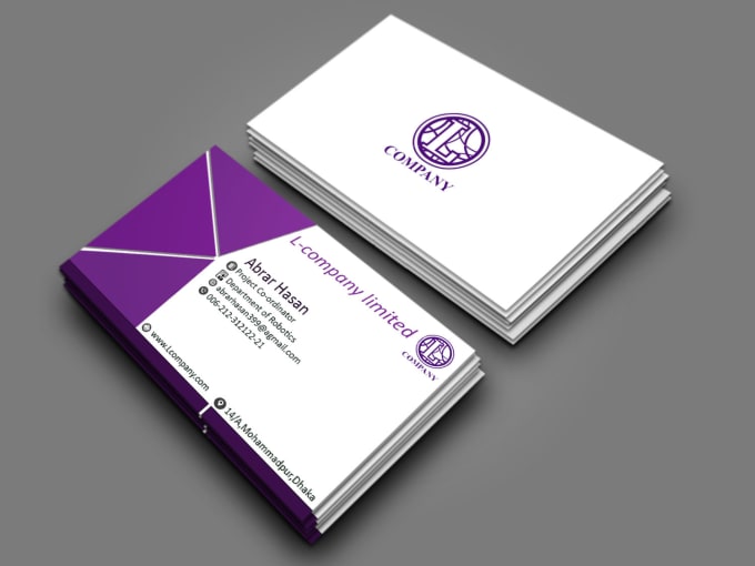 Make professional looking business cards as your need by Abrarhasann ...