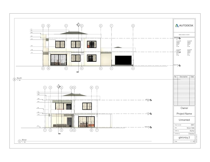 how to draw working drawing in revit