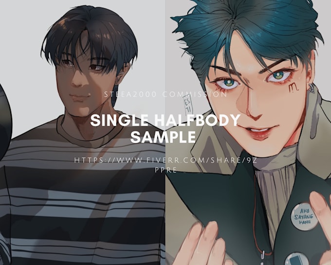 Draw a webtoon style fanart by Estiadewi | Fiverr