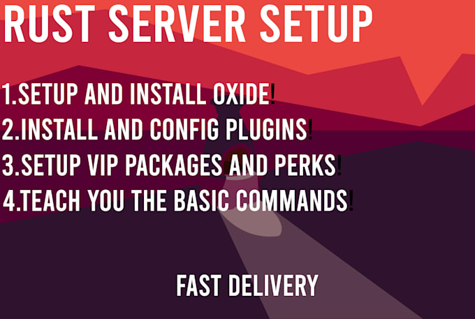 Setup a rust server to your liking by Wolfrusty | Fiverr