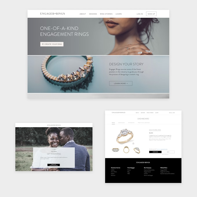 Design engaging web pages for your website by Jessieuxui | Fiverr