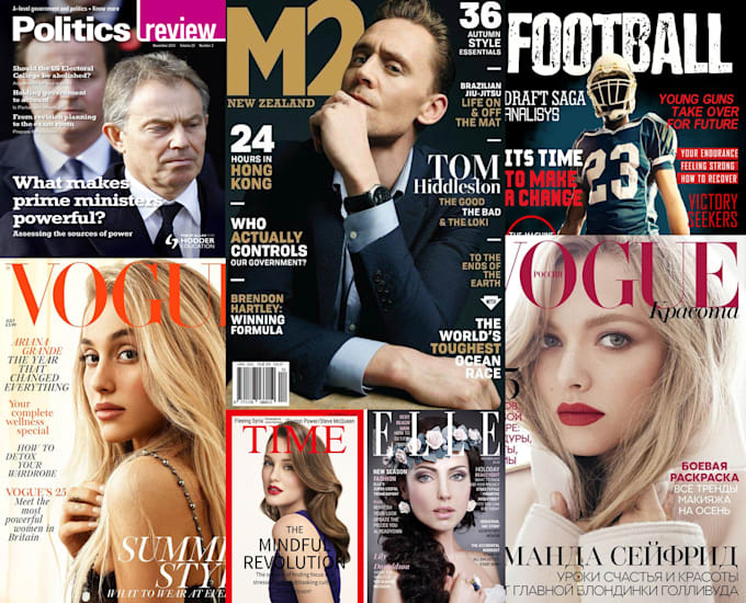 Professional magazine, catalog or book layout cover design by ...