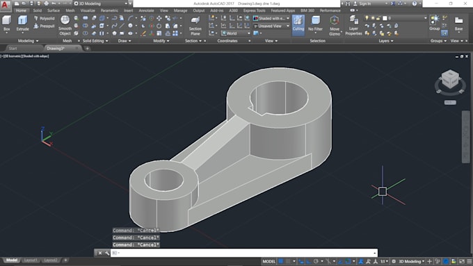 Do autocad drawing work in 2d and 3d modeling by Roshanbonde | Fiverr
