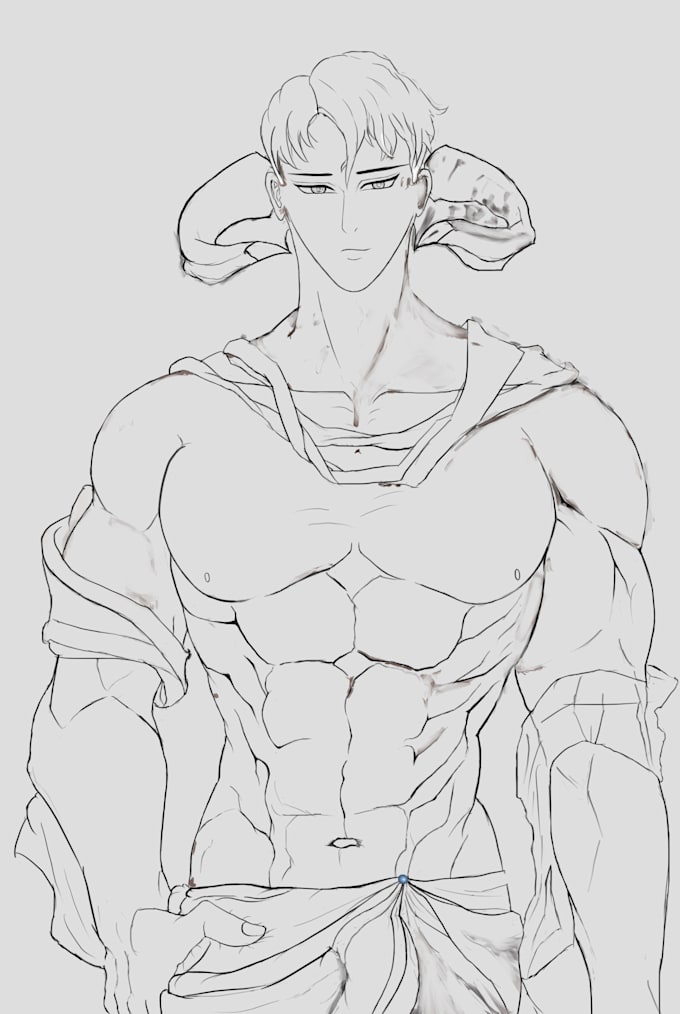 Draw the anatomy according to your request by Laoofu | Fiverr