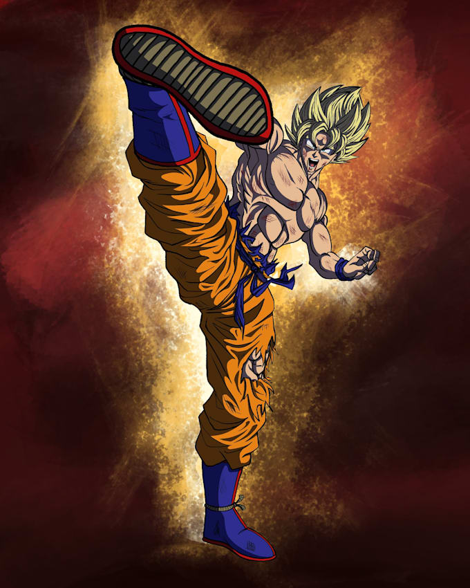 Draw a cel shaded character by Tritonbrunt | Fiverr