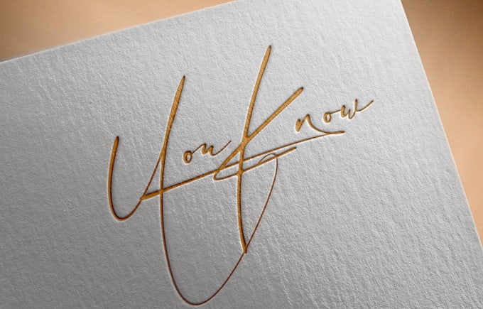 Make real handwritten signature logo, handmade unique design by ...