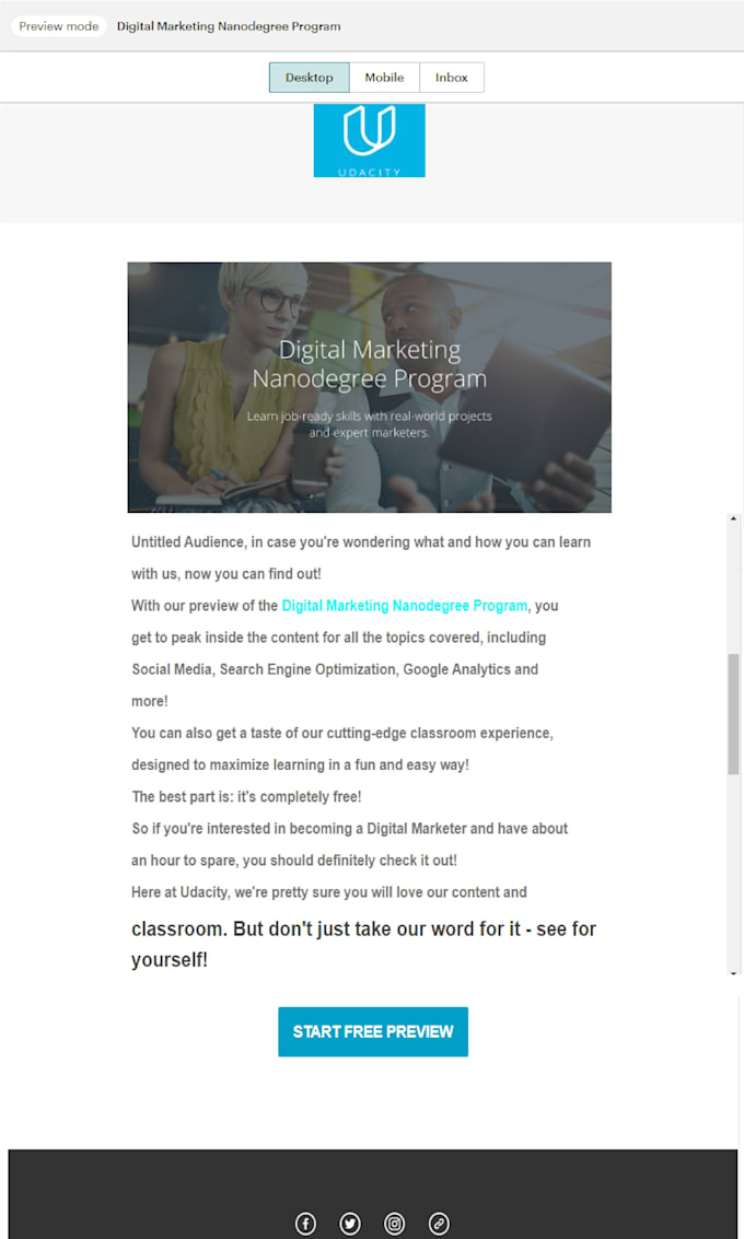 Do an online marketing campaign using mail champ by Ahmedrabea788 | Fiverr