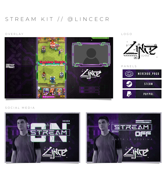 Custom overlay for streamers by Guidobarna | Fiverr