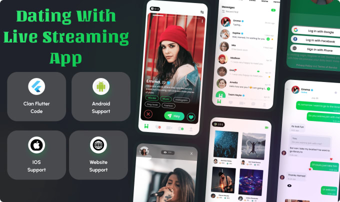 Create dating and live streaming flutter platform by Mohamabalmohaim ...