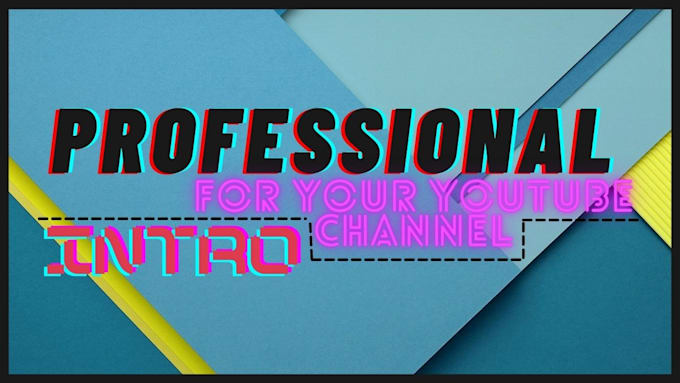 Make best intro and outro for your youtube channel by Siyalhayat | Fiverr
