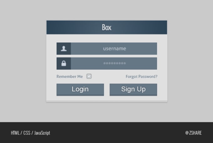 Code Html Css Js Php Your Psd Forms By Zshare Fiverr