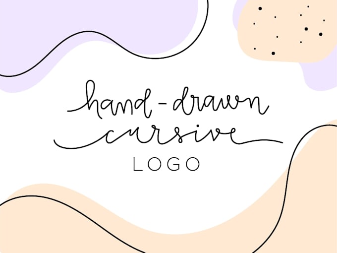 Create a hand drawn cursive logo by Opheliaestudio | Fiverr