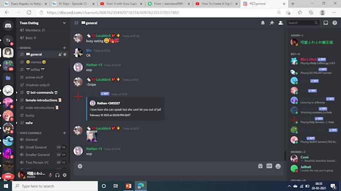 Manage your discord server by Alamdarali999 | Fiverr