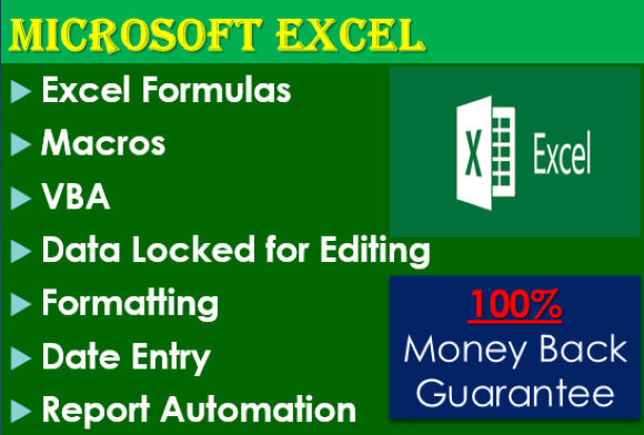 Do any microsoft excel spreadsheet, vba, complex formula and macros by ...