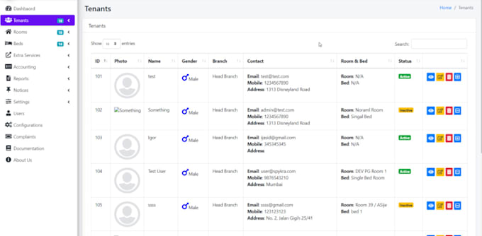 Build a hostel, dormitory and pg management system by Projectpegasus ...