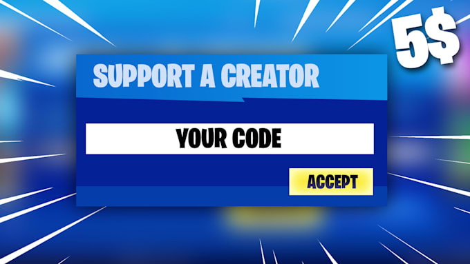 Create the best fortnite support creator code animation by Dropext | Fiverr