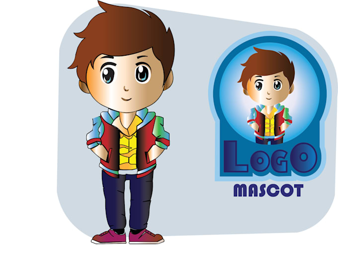 Create cute mascot logo design with cartoon character by Logo_4u_1208 ...
