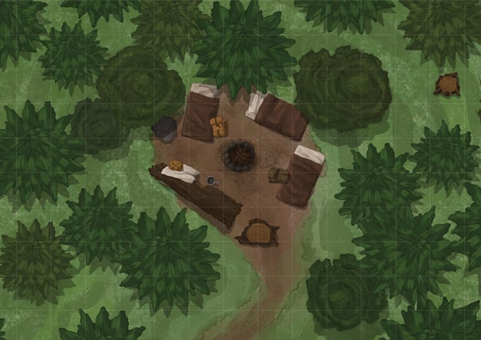 Paint custom fantasy map for dnd and rpg by Antonioleonard | Fiverr