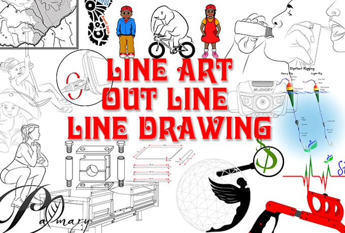 Draw vector line art, line drawing and illustration by Nuwanlakmalm ...