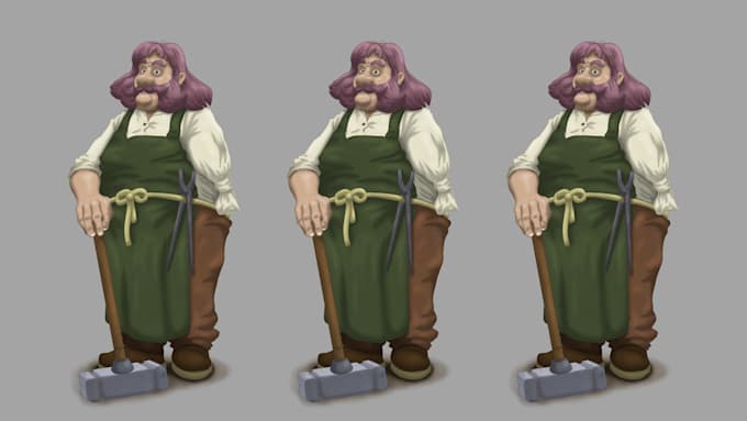 Make a character design for your project by Nicolas_babij | Fiverr