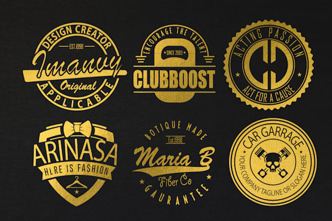 Design round badge logo patch, label, stickers by Abeehagraphics | Fiverr