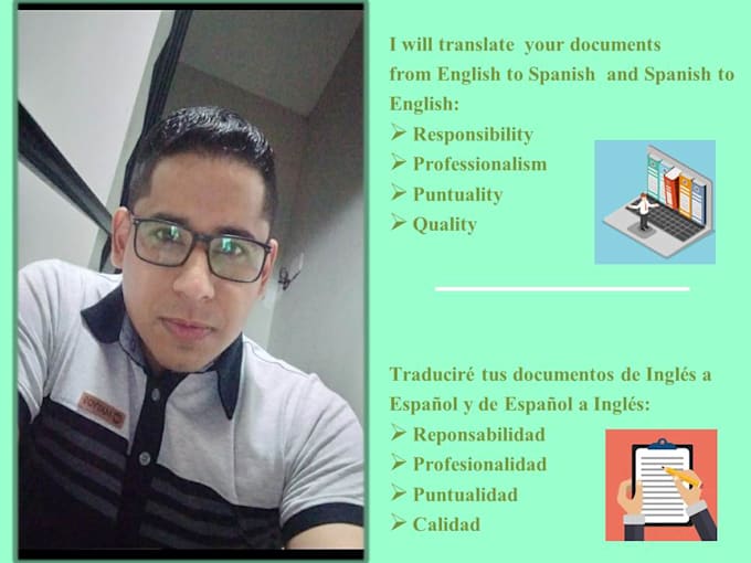 Translate your documents from english to spanish and spanish to english ...