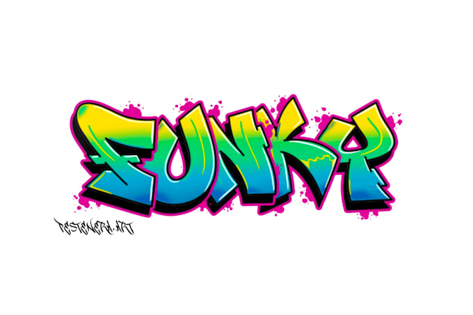 Draw a graffiti lettering or logo design by Pestenerart | Fiverr