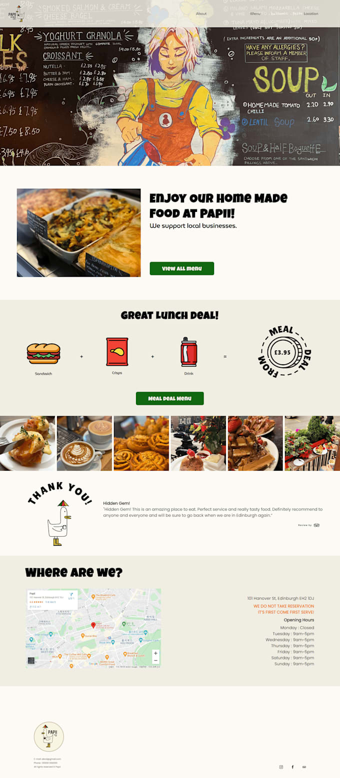 Build a clean and modern website using html css by Designer430 | Fiverr