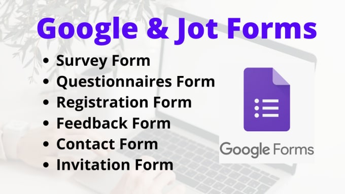 Create google form, sheet, jot form, survey form by James_actuary | Fiverr Create google form, sheet, jot form, survey form by James_actuary | Fiverr