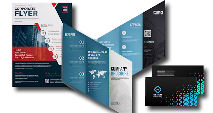 Boucher visiting cards and flyer designing by Berryt001 | Fiverr