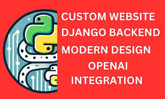 Create dynamic website with complete backend using python and django or fastapi by Khpial | Fiverr