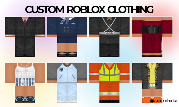 Design roblox clothing for you by Adorchxka | Fiverr