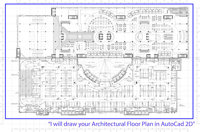 Draw your architectural floor plan in autocad 2d by Mohamadyopi | Fiverr