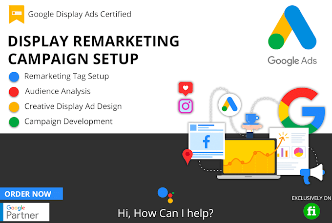 Setup google ads adwords display remarketing campaign by Mcvconsulting ...