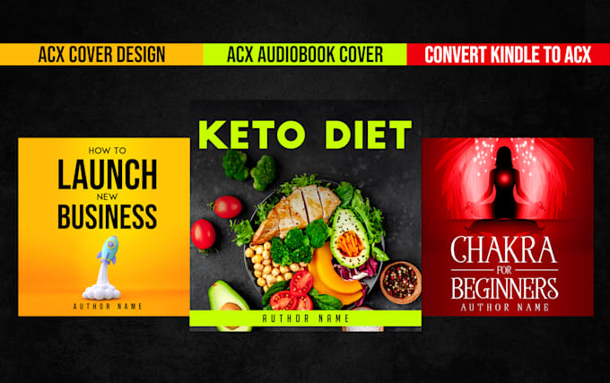 Diseño de portada de audiolibro acx