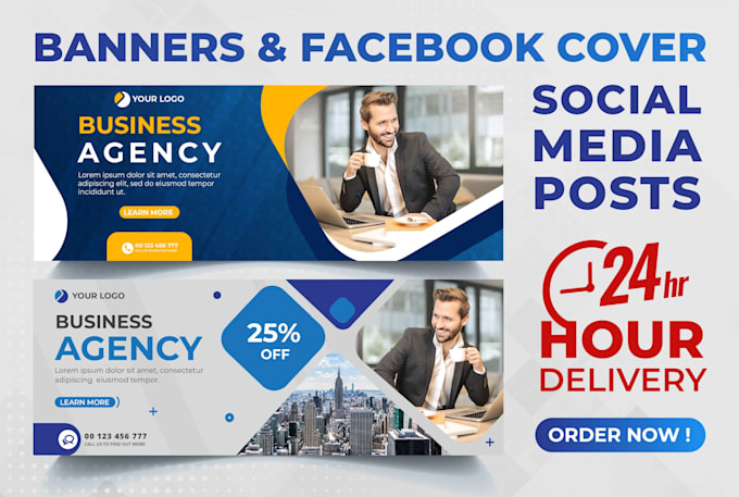 Design professional web banners, header, ads, email banner by Ghada ...