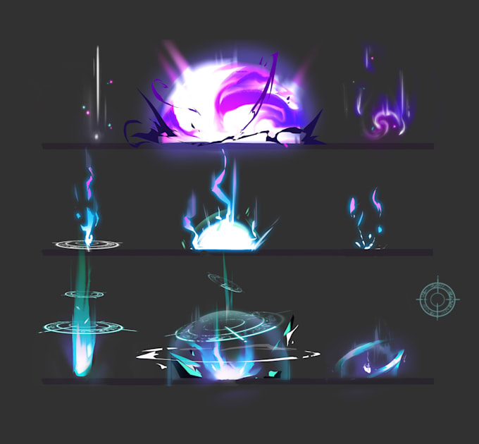 Design visual effects for your game or animation by Automn | Fiverr