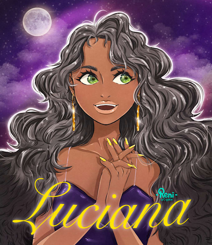 Draw a charming portrait illustration for you by Reni_artspace | Fiverr